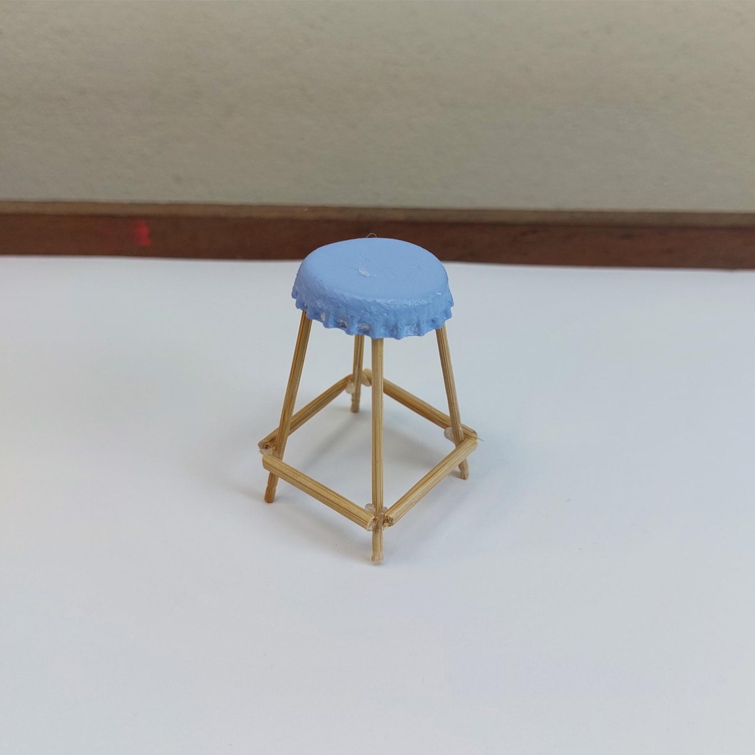 4 Different Ways To Make A Miniature Dollhouse Stool From Trash and ...