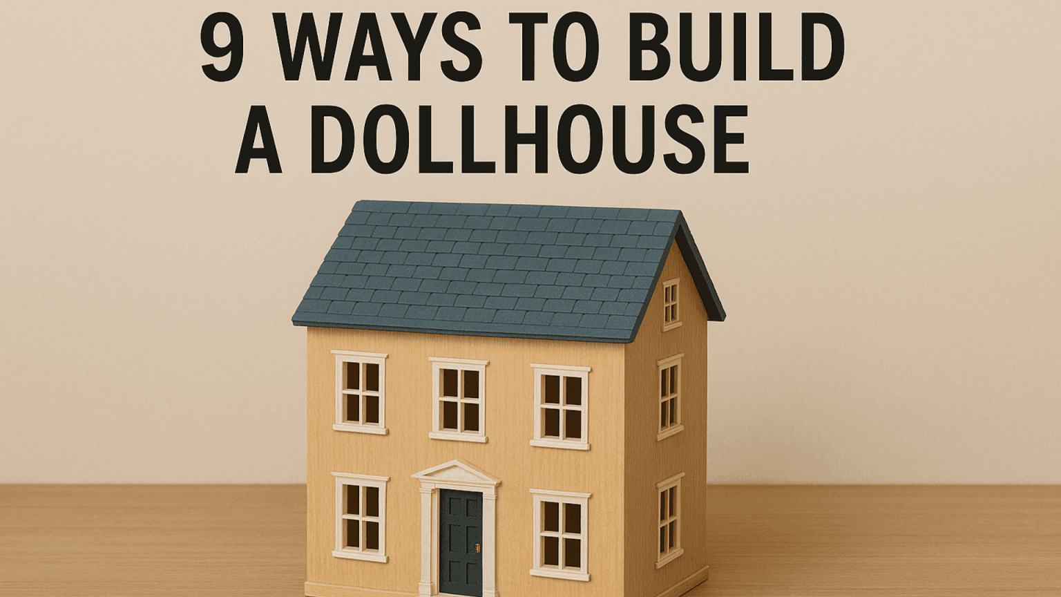 9 Ways To Build A Dollhouse - From Easy To Somewhat Complicated