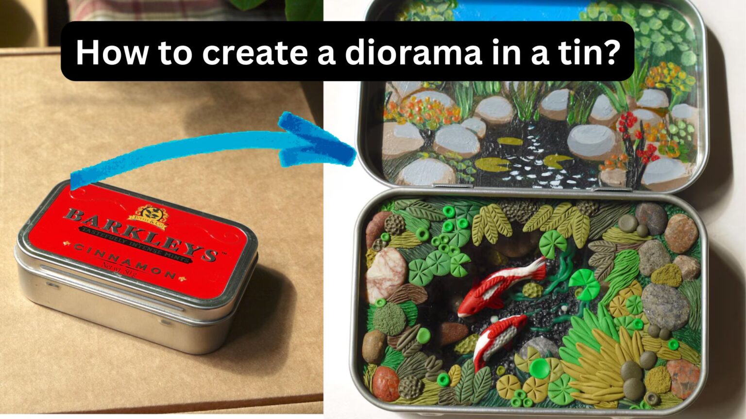 How To Create Dollhouse Sceneries In A Tin Box? Yes, You Can!