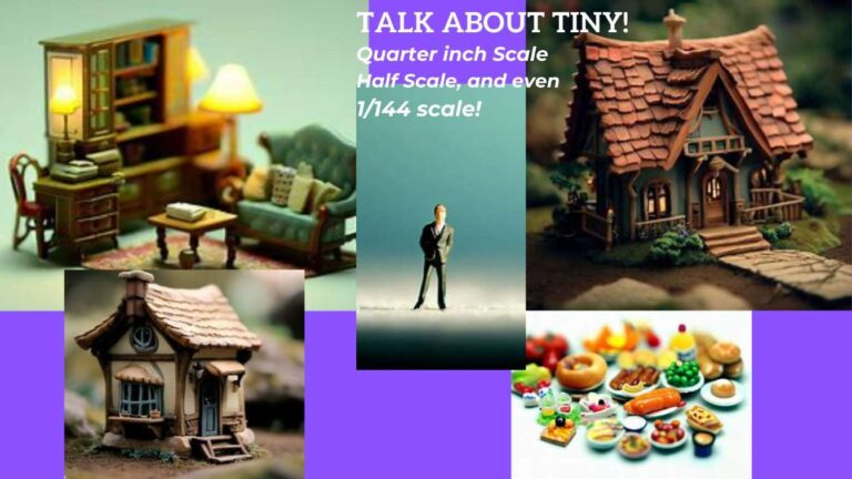 Quarter-Scale Miniatures And Even Tinier Miniatures And Dollhouse Kits ...
