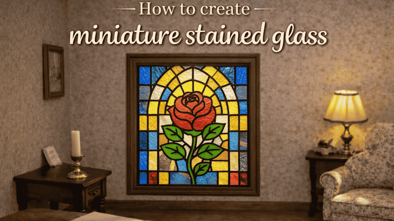 How To Create Miniature Stained Glass And Where To Find Stained Glass ...