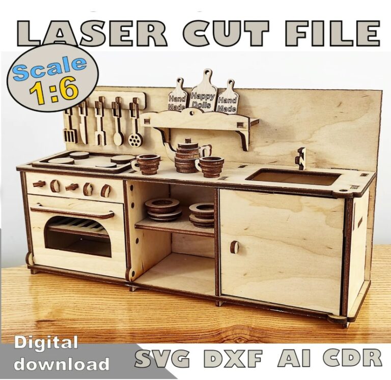 Where to Find Laser-Cutting Design Files for Your Dollhouse Kits and ...
