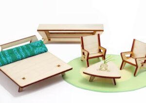 Wooden Dollhouse Furniture Takes Your Miniature World To The Next Level ...