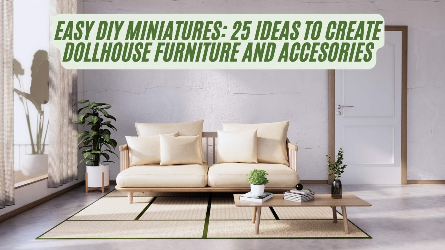 Easy DIY Miniatures: 25 Ideas to Create Dollhouse Furniture And ...