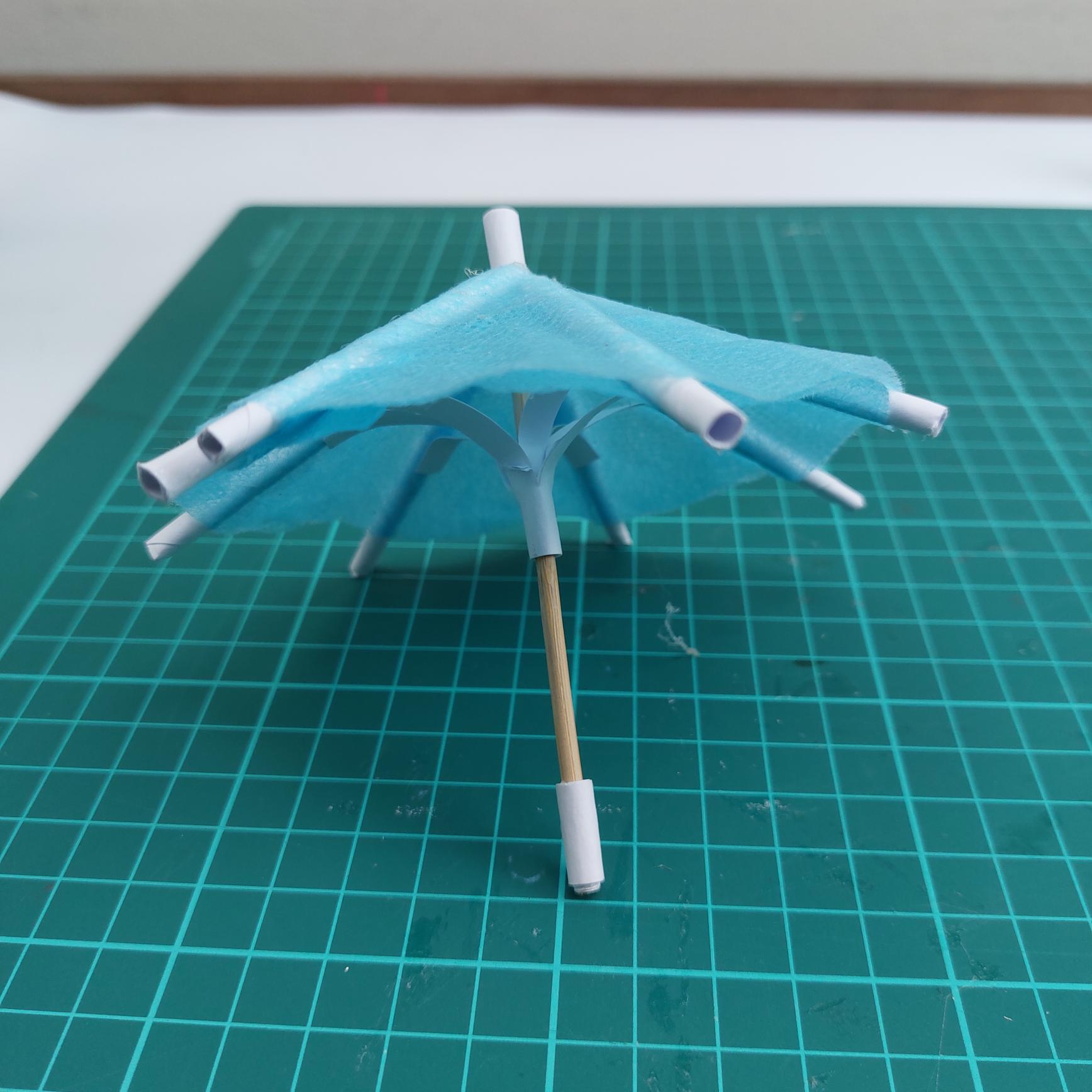 3 Fun and Easy Miniature Umbrella Tutorials From Household Scraps